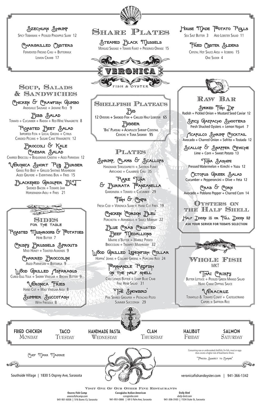 Menus | Graphic Guru